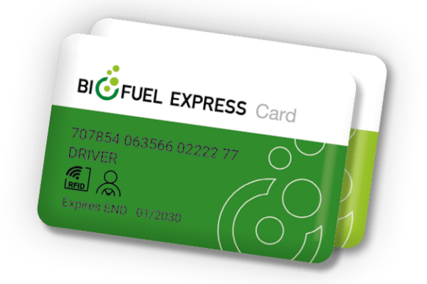 Order fuel card - and get a range of benefits | Biofuel Express